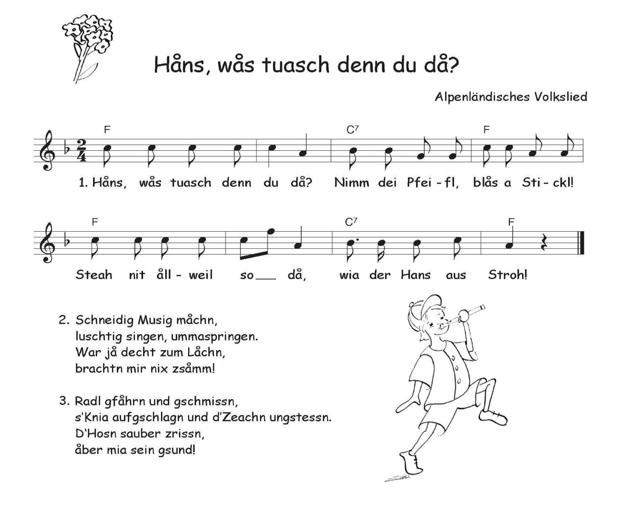 Håns, wås tuasch denn du då? - Volkslieder aus Tirol